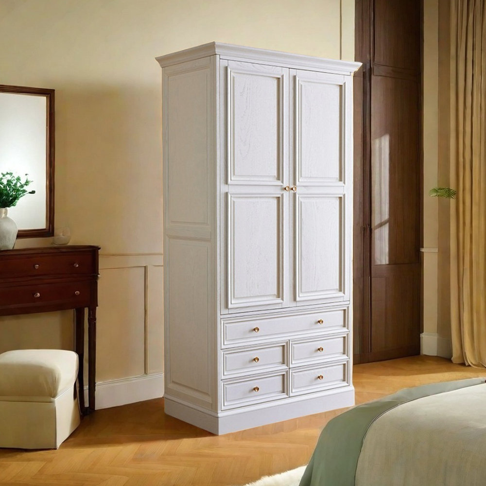 Parttlion Garde-robe moderne simple de style français - Wayfair Canada