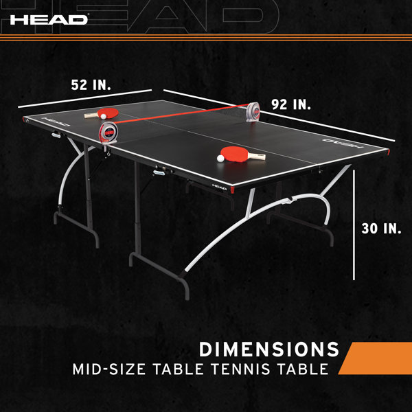 HEAD Easy Setup Ping Pong Table with Electronic Scorer | Wayfair
