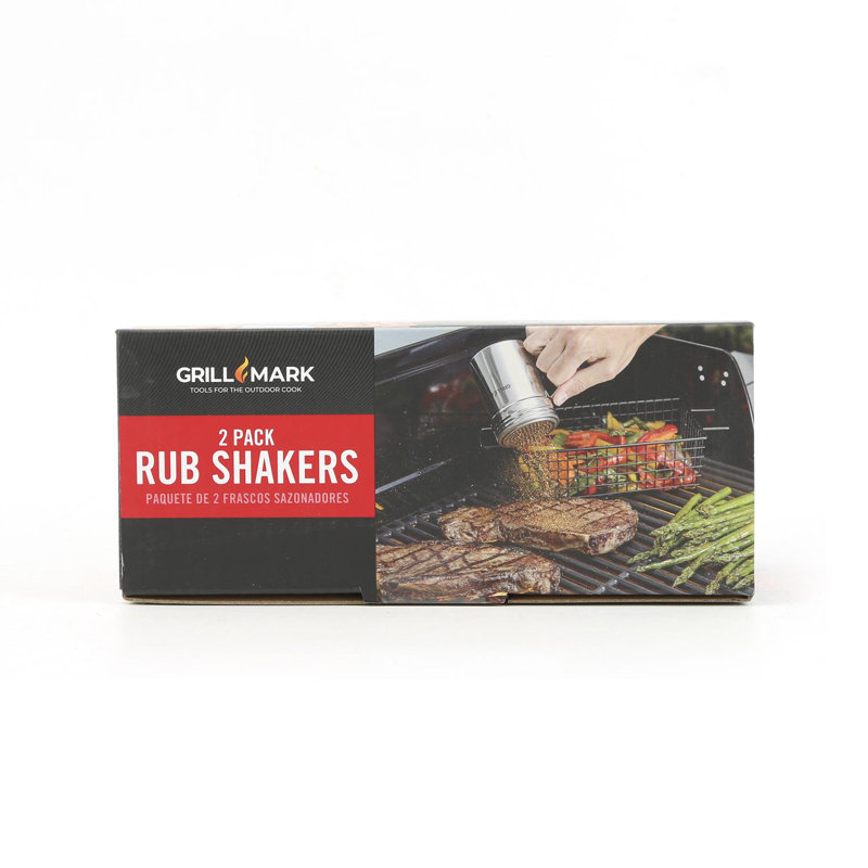 Grill Mark Silver Stainless Steel Rub Shaker | Wayfair