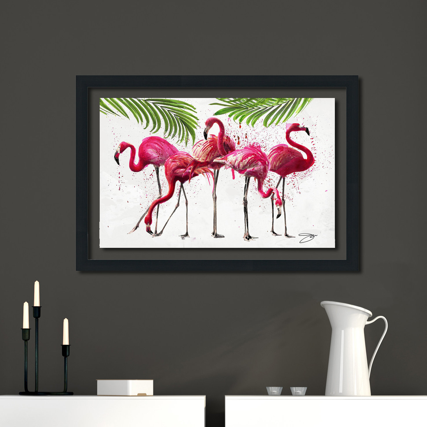 Bay Isle Home™ 'Flock Goals' Framed Print | Wayfair