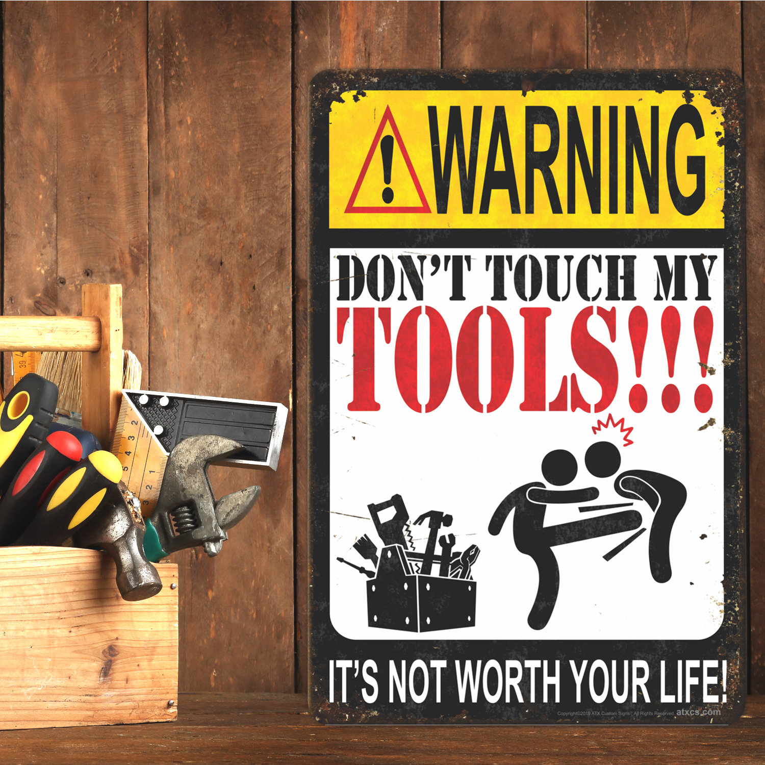 ATX CUSTOM SIGNS Funny Warning Sign | Wayfair