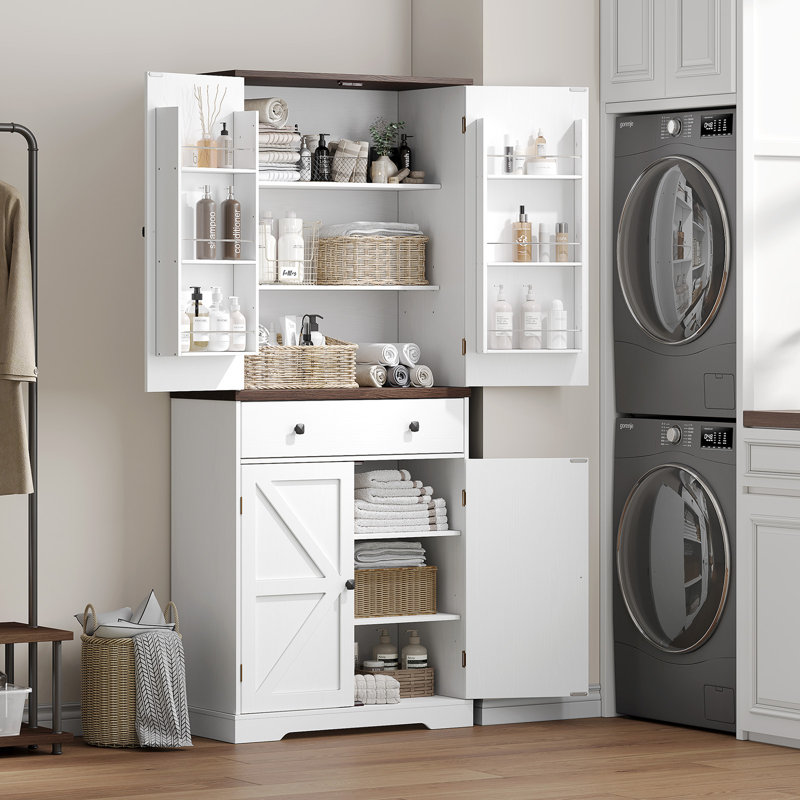 Gracie Oaks Angellena 71'' Kitchen Pantry & Reviews - Wayfair Canada