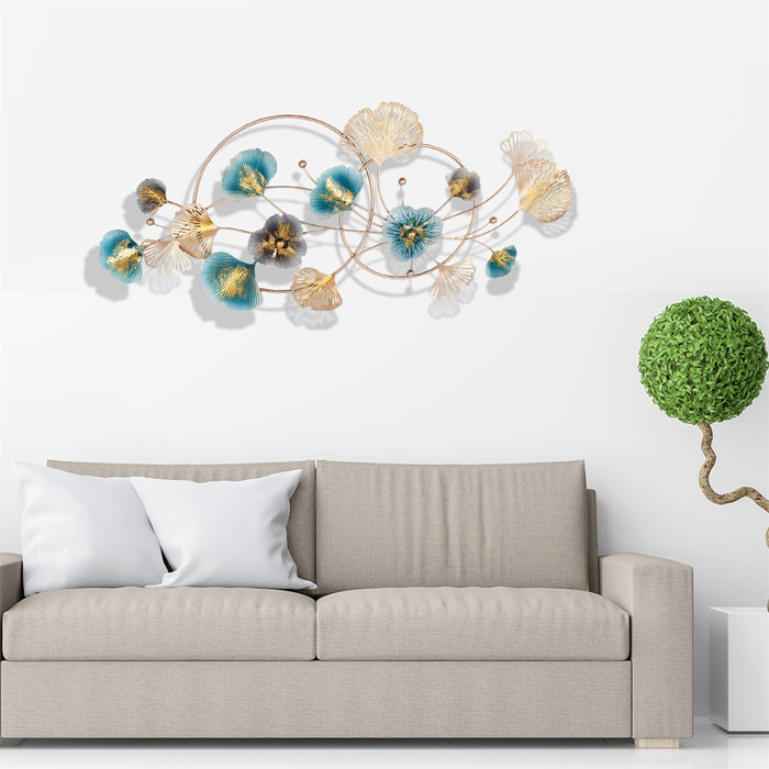 House of Hampton® Ciara Metal Floral And Botanical Wall Decor | Wayfair