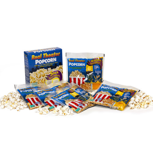 Wabash Valley Farms Real Theater 5 Pack All Inclusive Popcorn Popping ...
