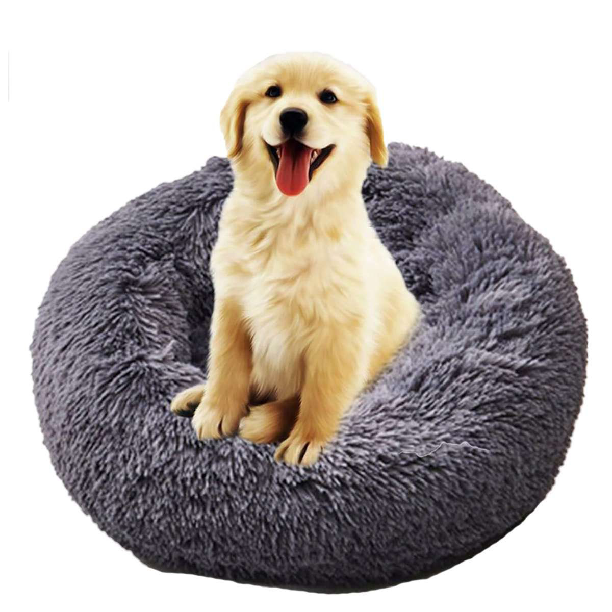 Tucker Murphy Pet™ Calming Cat and Dog Bed Donut Cuddler Round Plush Pet Bed & Reviews | Wayfair