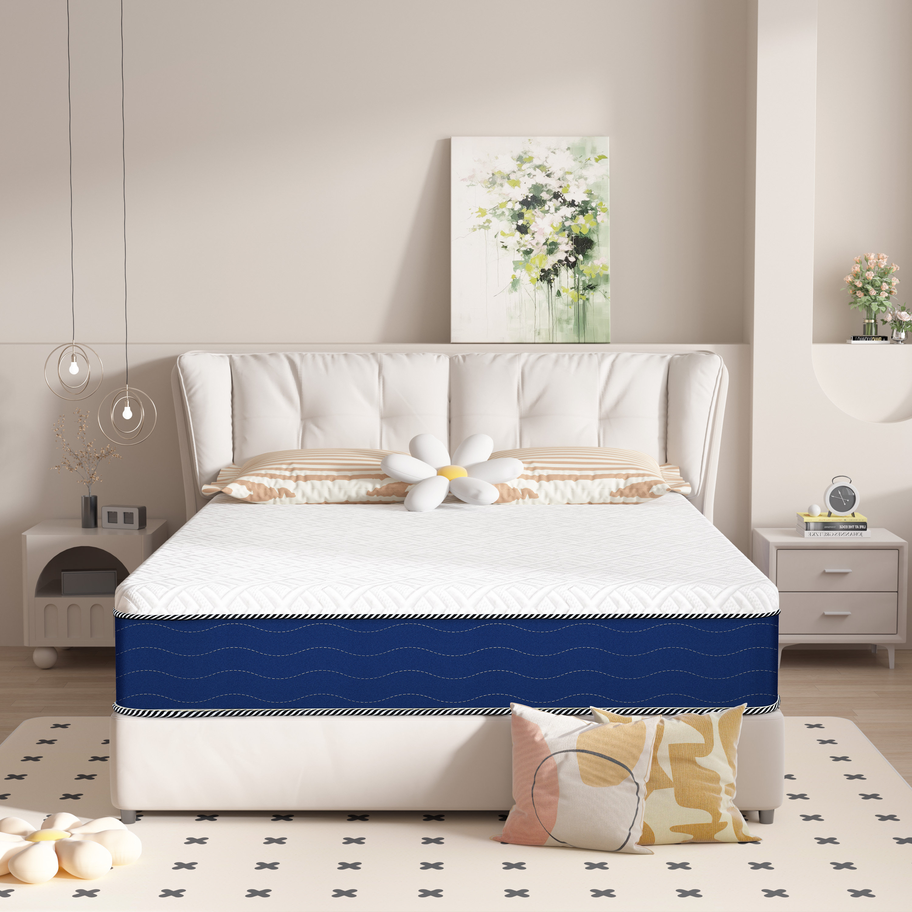 Alwyn Home Gel Memory Foam Mattress Medium Firm Mattresses for Cool ...