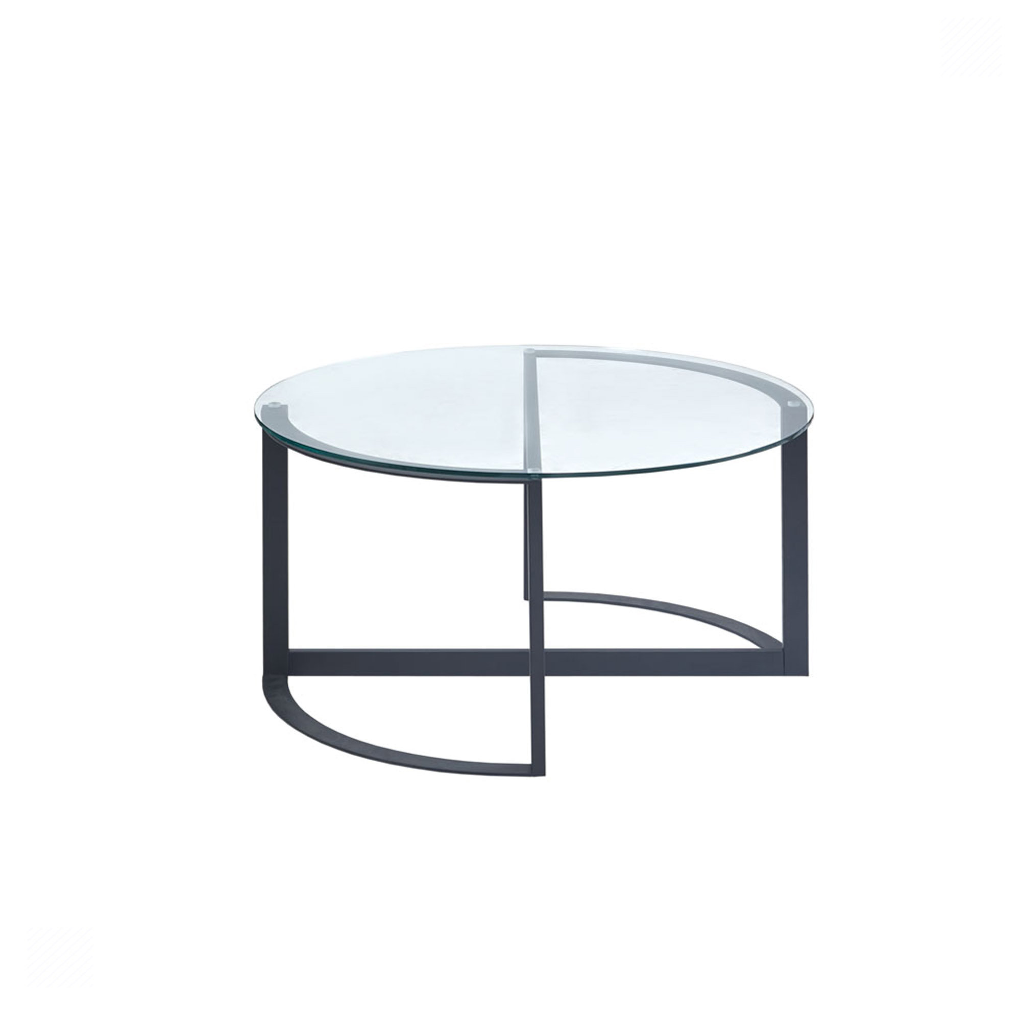 Wrought Studio Round Coffee Table With Metal Base | Wayfair