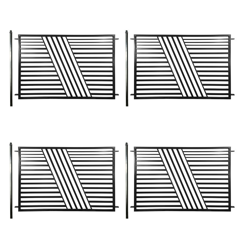 ALEKO 4-Panel Fence Kit – BARCELONA Style – 32 x 5 ft. | Wayfair