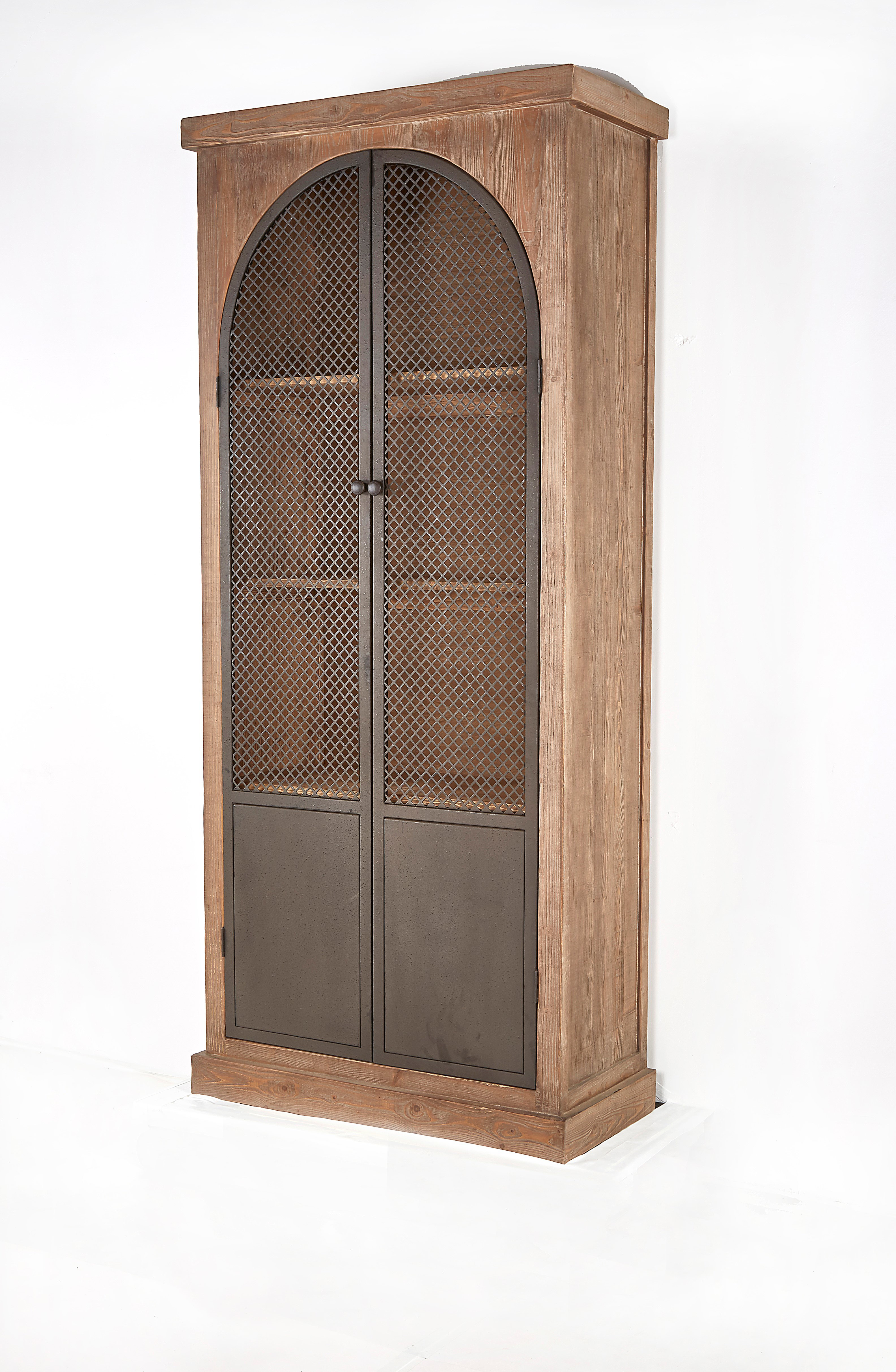 Gracie Oaks Killead Arch 93" 2-Door Tall Cabinet | Wayfair