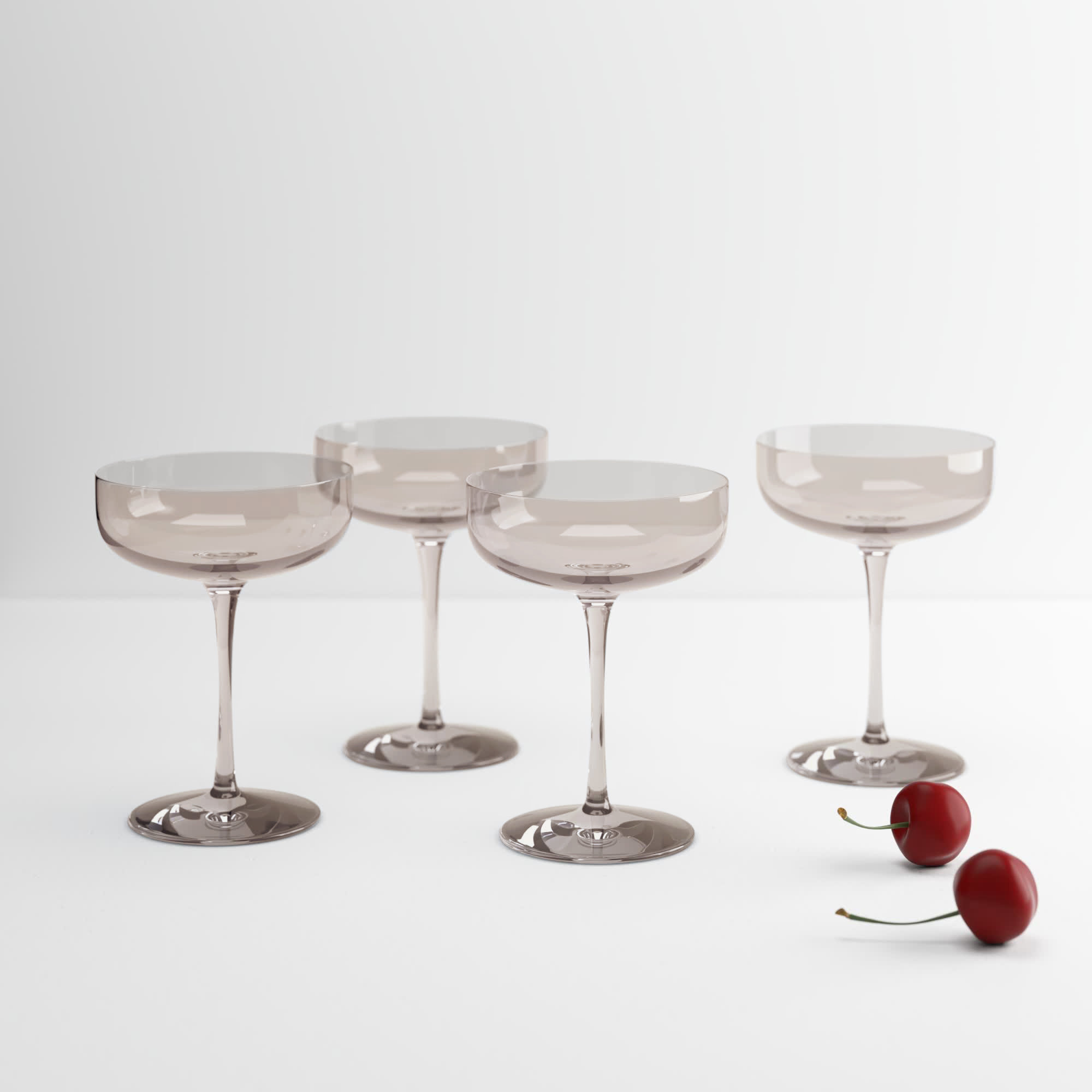 Blomus Fuum 4 Piece 10 oz. Crystal Coupe Glassware Set & Reviews | Perigold