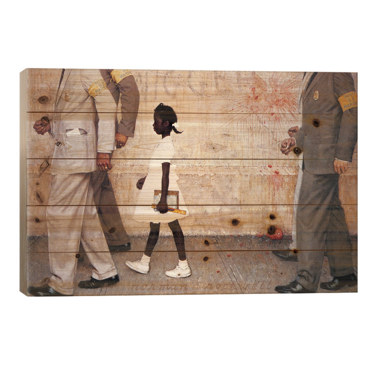 Red Barrel Studio® The Problem We All Live With (Ruby Bridges) On Wood ...