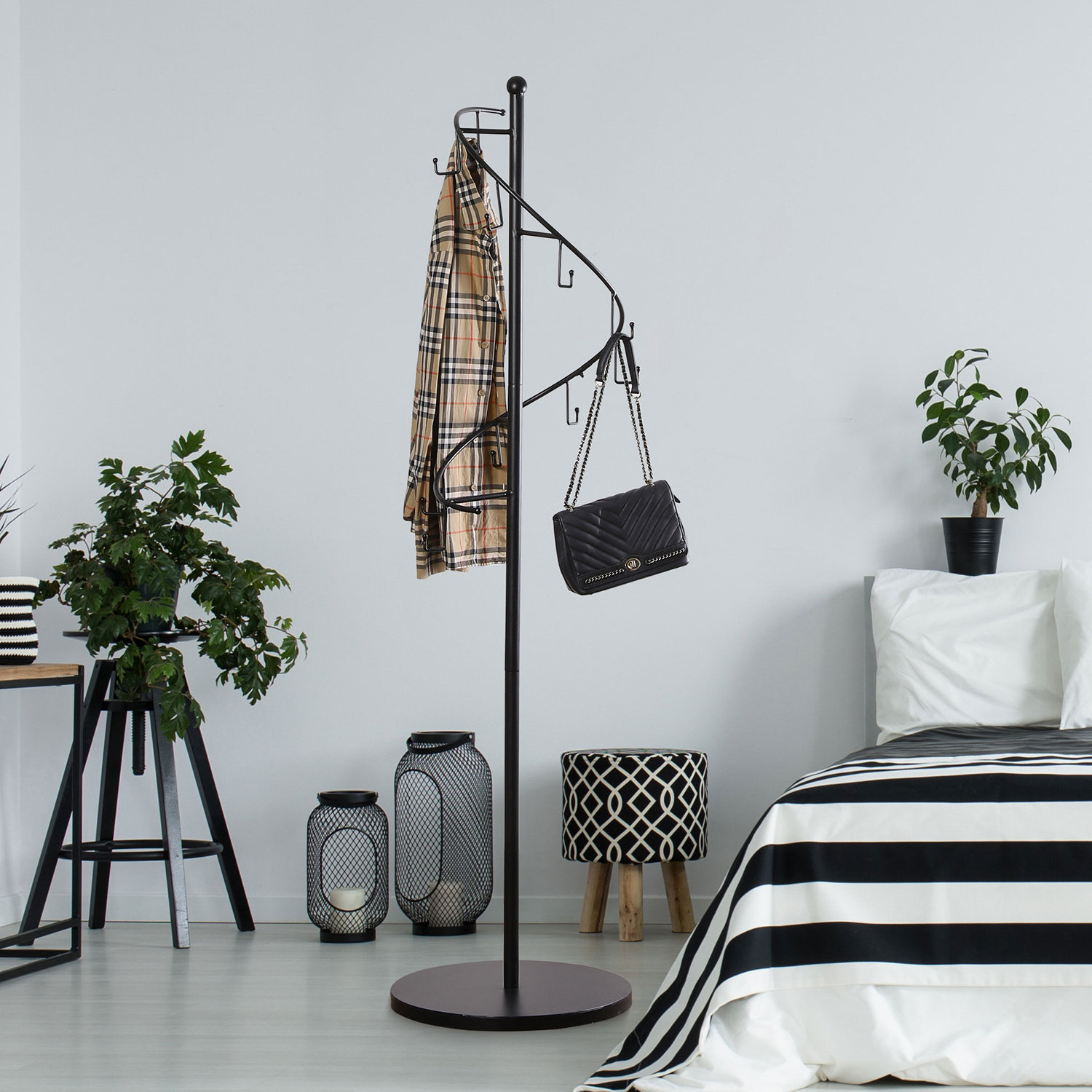 Trent Austin Design® Lila Iron Freestanding 10 - Hook Coat Rack | Wayfair