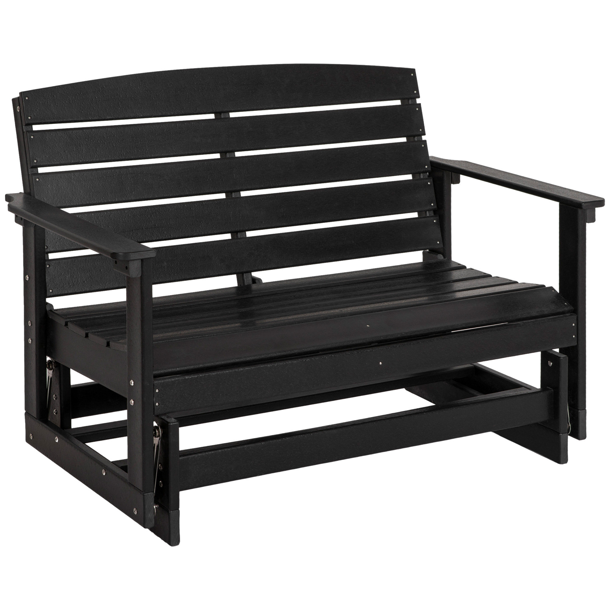 Lark Manor™ Outdoor Atena Rocker Plastic Bench & Reviews | Wayfair