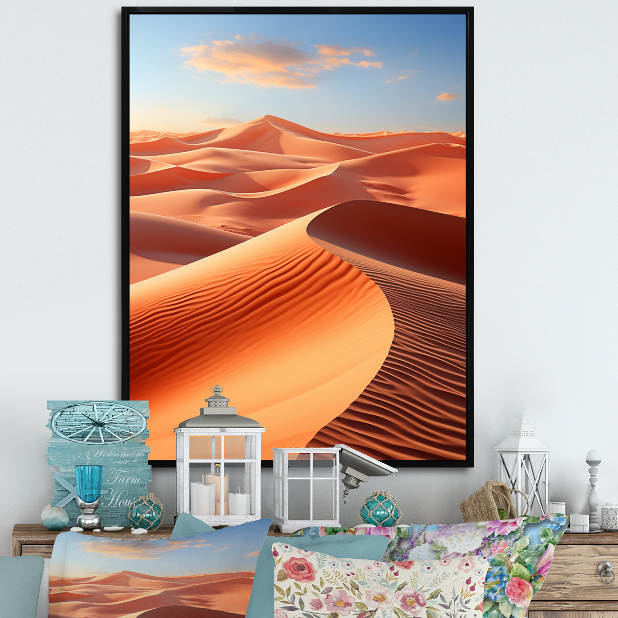 Union Rustic Avoree Desert Photo Sunkissed Sands II Framed On Canvas ...