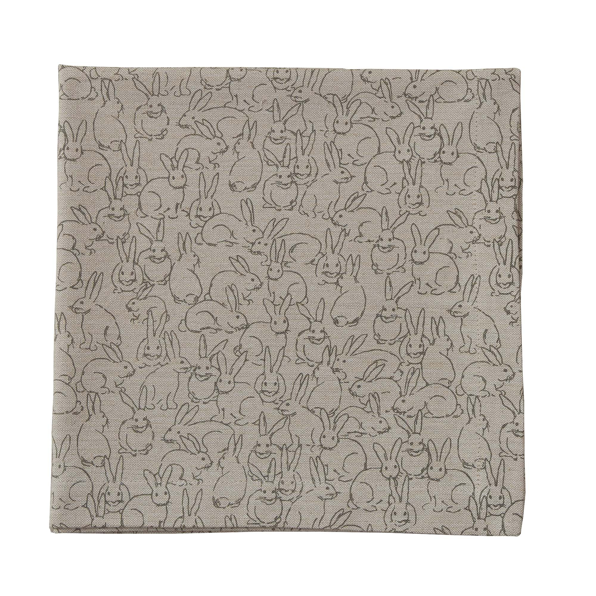Ophelia & Co. Stone La Lapin Bunny Napkin Set of 4 | Wayfair