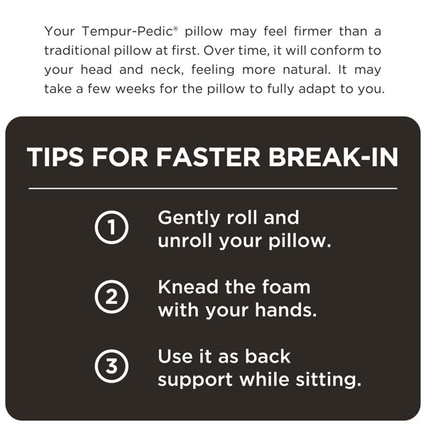 Tempur-Pedic TEMPUR-Adapt® ProHi Medium Pillow & Reviews | Wayfair