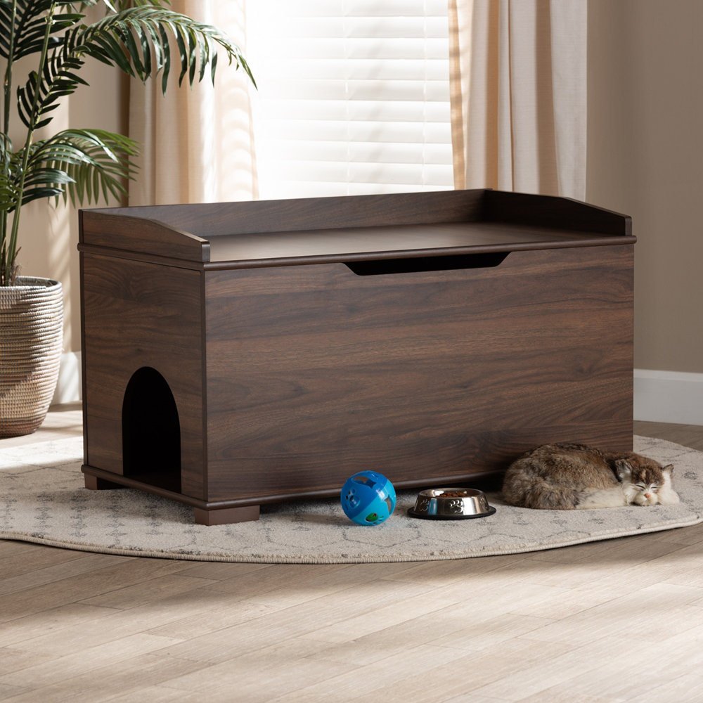 Mercury Row® Brentley Wood Litter Box Enclosure & Reviews | Wayfair