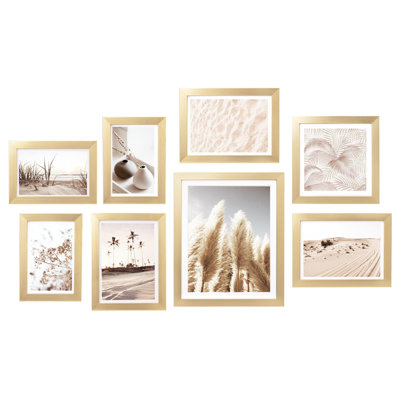 gold poster frames for wall