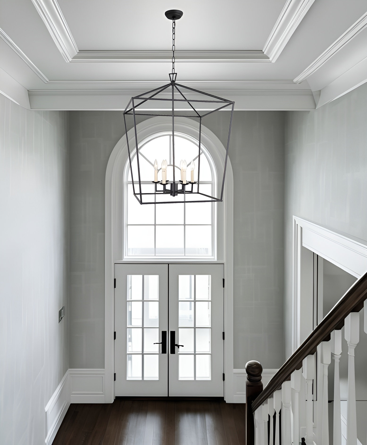 Laurel Foundry Modern Farmhouse Traverso W24" X H34" 6 Light Steel Cage ...