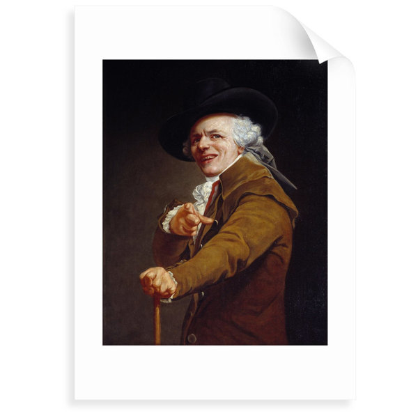 East Urban Home Self-Portrait Of The Artist With A Mocking Face by ...