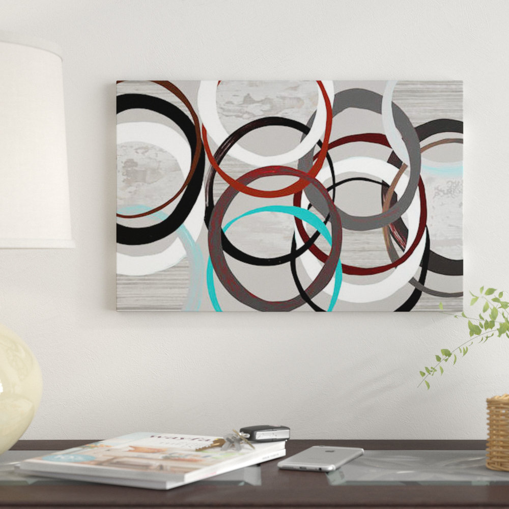 East Urban Home 'Alterior Motives I' Graphic Art Print on Canvas ...