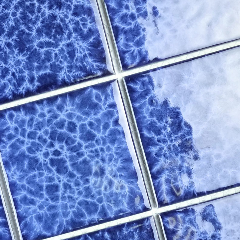 Abolos Monet Swimming Pool Series 4" x 4" Porcelain Mosaic Tile ...