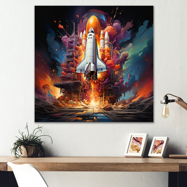 Red Barrel Studio® " Rocketship Cosmic Fusion I " - Wayfair Canada