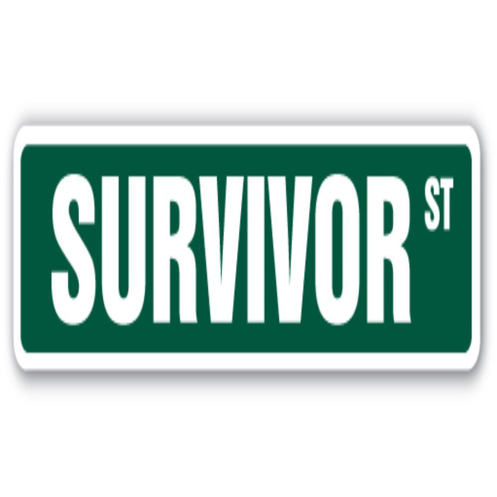 SignMission Survivor Street Sign TV Show Contestant Survivalist Indoor ...