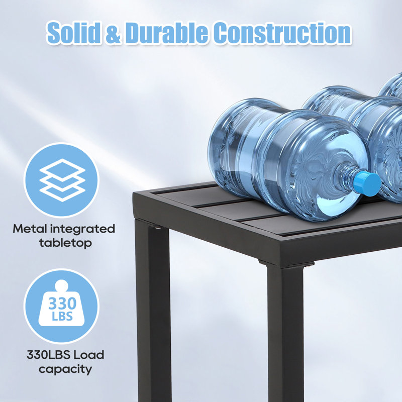 Latitude Run® Counter Height 36.97'' Iron Bar Table & Reviews | Wayfair