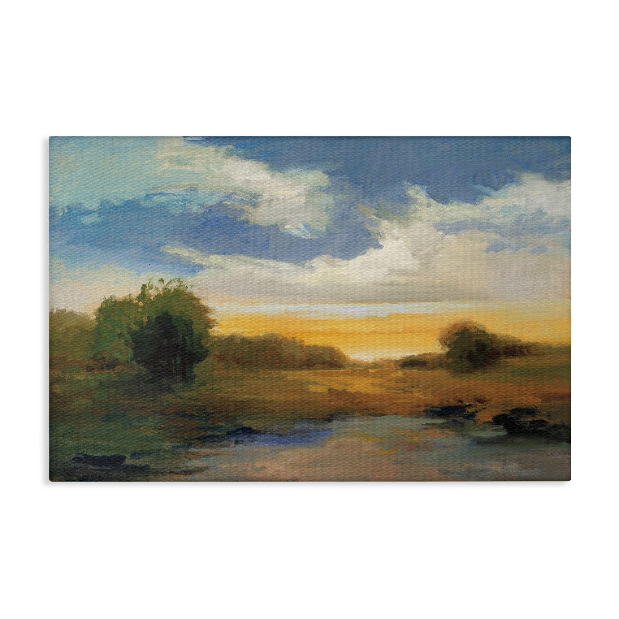 Ebern Designs Charismatic Clouds Sunset Canvas, design by Vicki McMurry ...