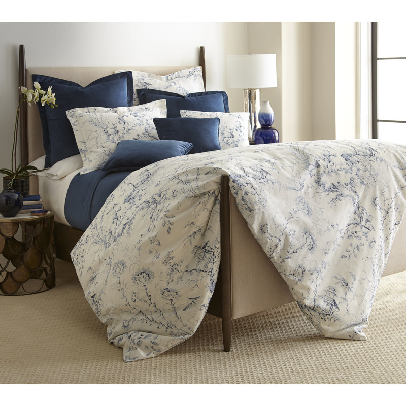 One Allium Way® Pagoda Toile 5-Piece Duvet Set | Wayfair