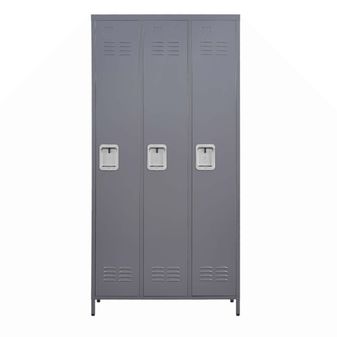 17 Stories 3 Door 72"H Metal Lockers With Lock For Employees,Storage ...