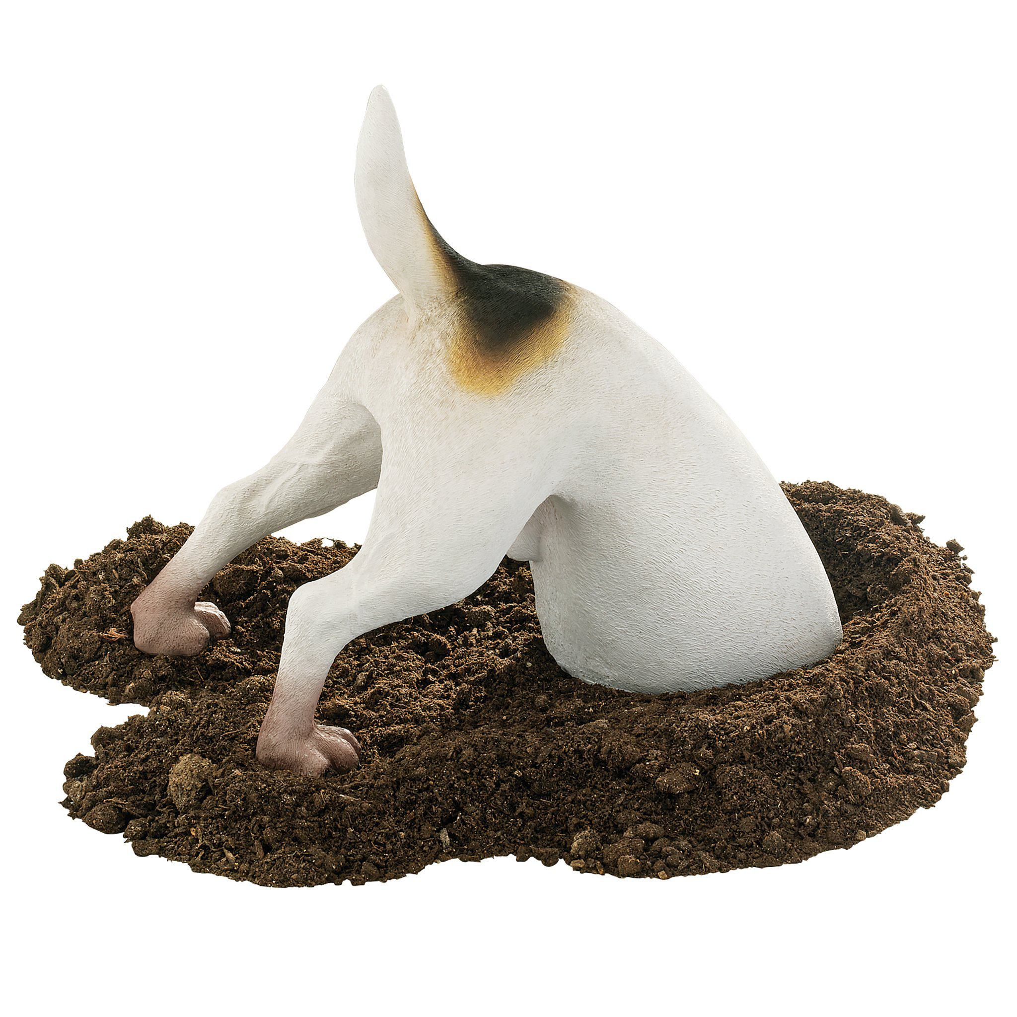 Lark Manor™ Terrence The Terrier Digging Pet Dog Garden Statue, 12 Inch ...
