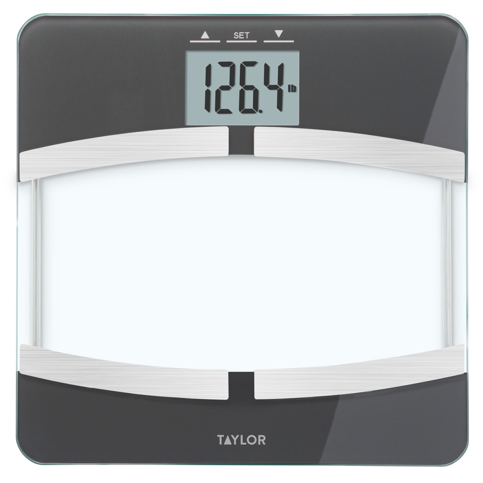 Taylor Precision Products 400 Lb. Capacity Digital Glass Platform Body ...