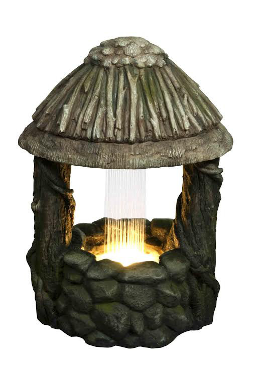 Northlight Seasonal Fibreglass/Resin Nature's Wishing Well Spring ...