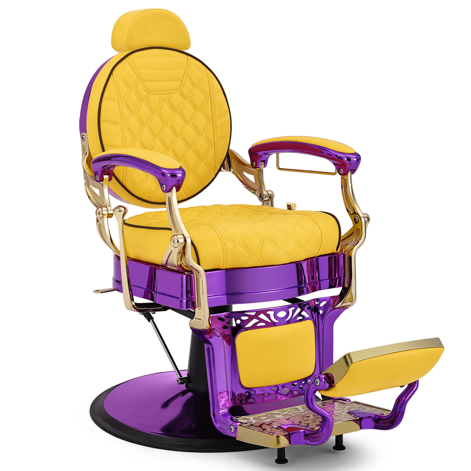Inbox Zero Retro Retro Adjustable Height Heavy Duty Barber Chairs With ...