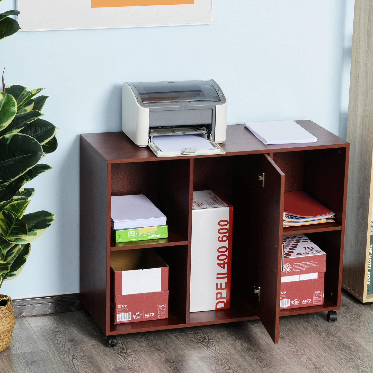 Ophelia & Co. Mobile File Cabinet And Printer Stand, Mobile Printer ...