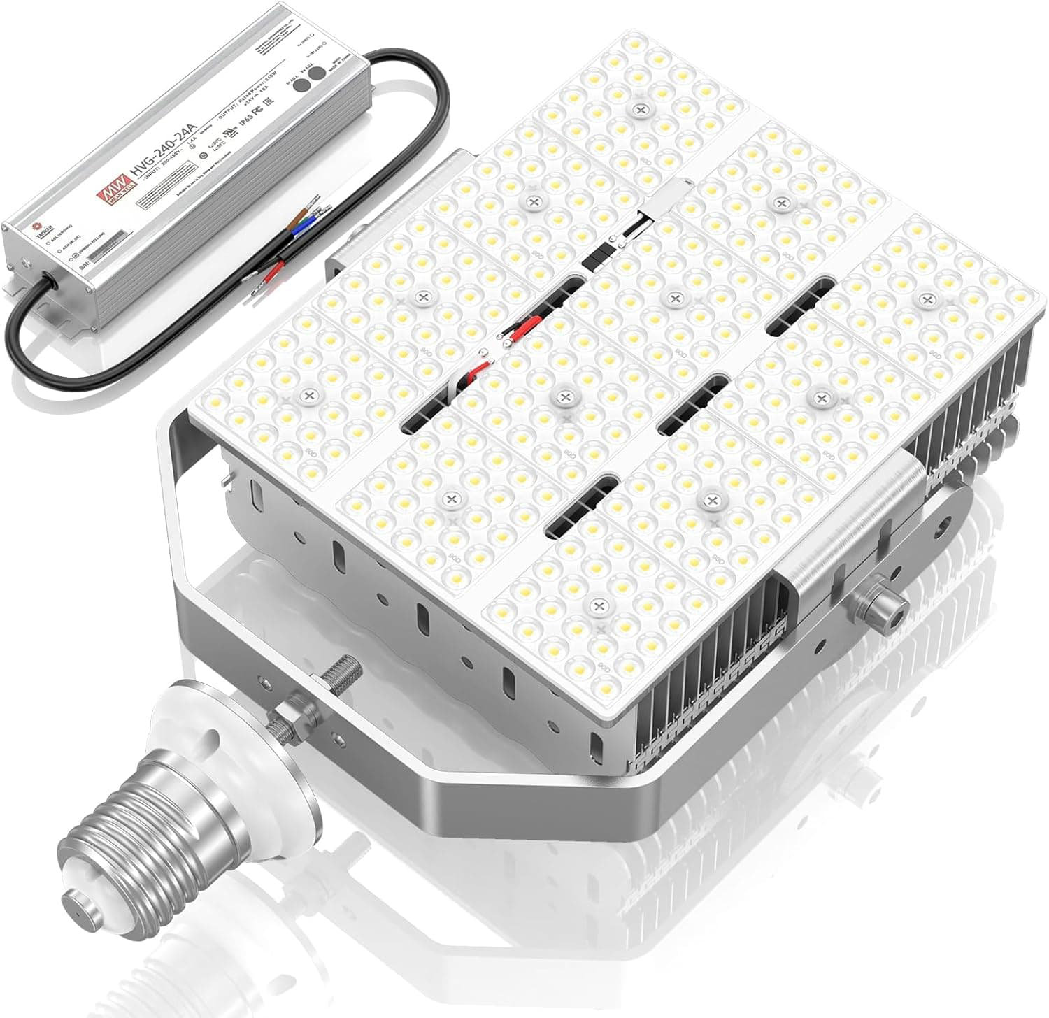 caimen 240W LED Shoebox Retrofit Kit 33600LM ETL DLC Listed, 5000K ...