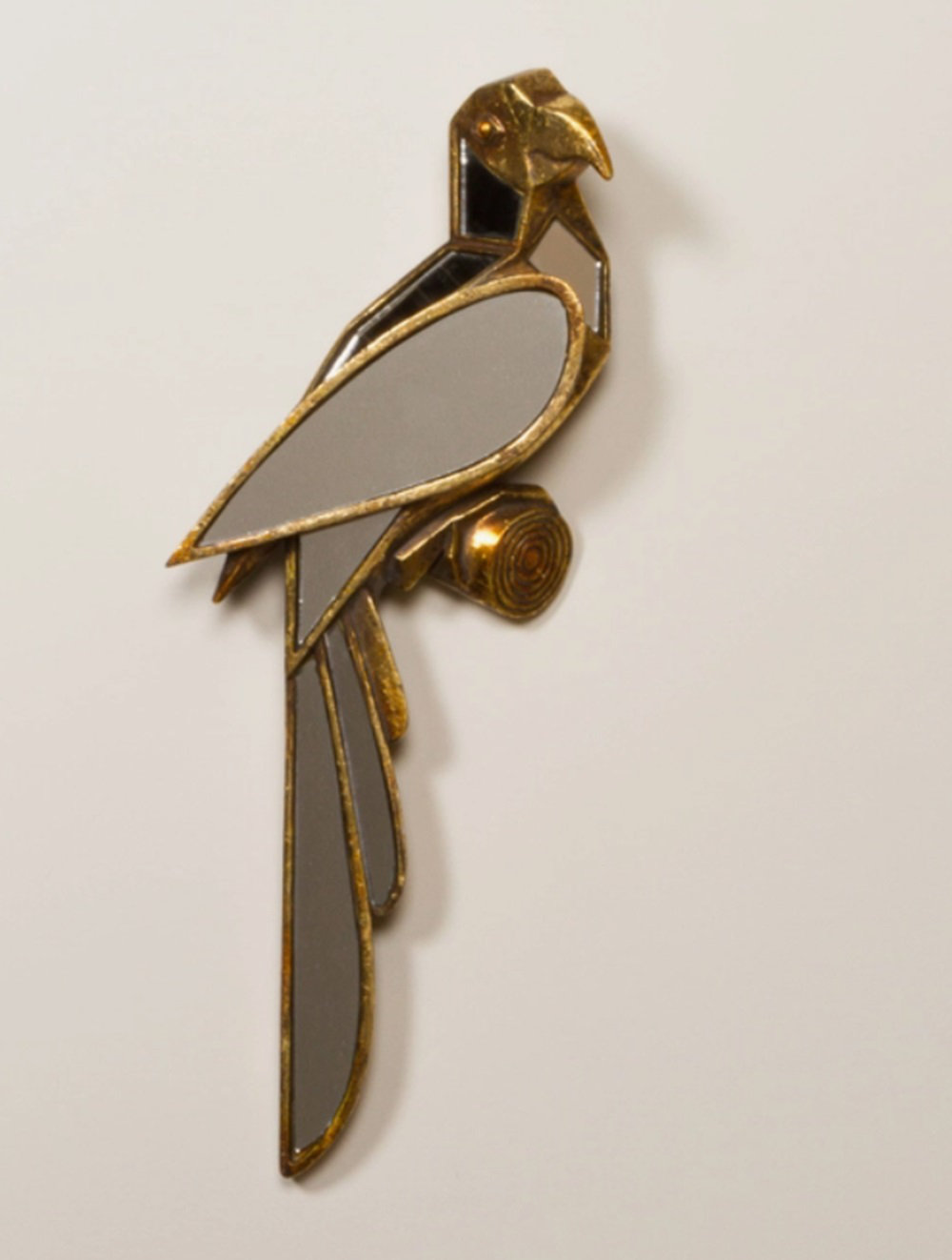 House of Hampton® Hazleigh Dimensional Parrot Mirror Wall Art Décor ...