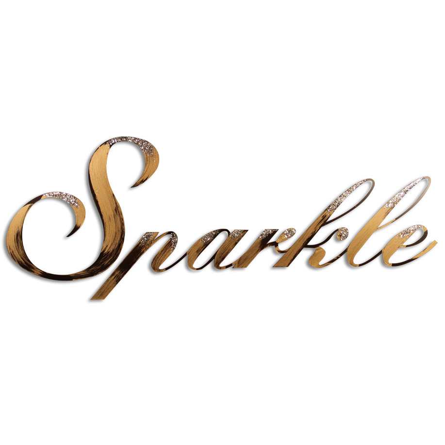 Letter2Word Sparkle Wall Décor & Reviews | Wayfair