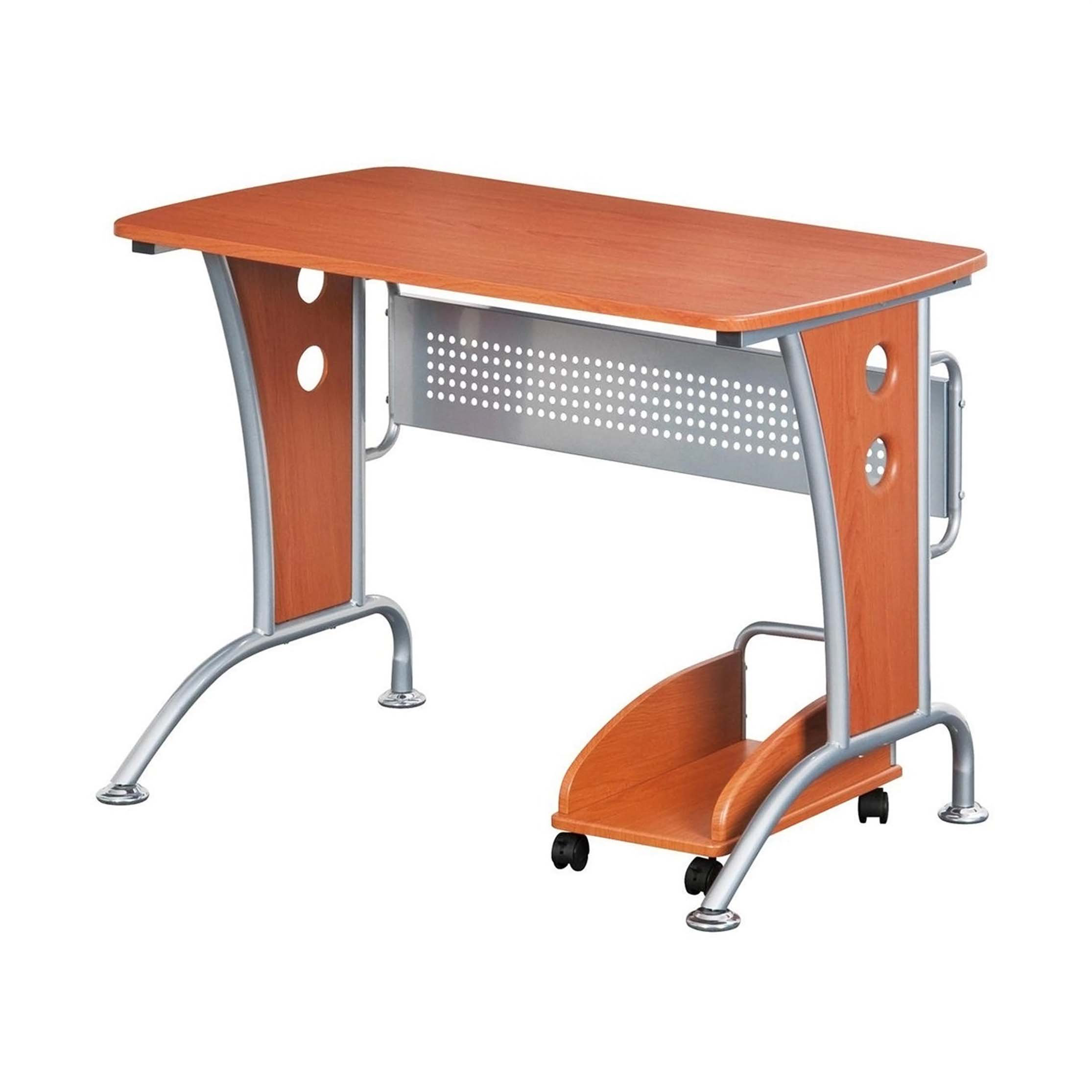 Symple Stuff Hufnagel Space Saver Computer Desk with Matching Rolling ...