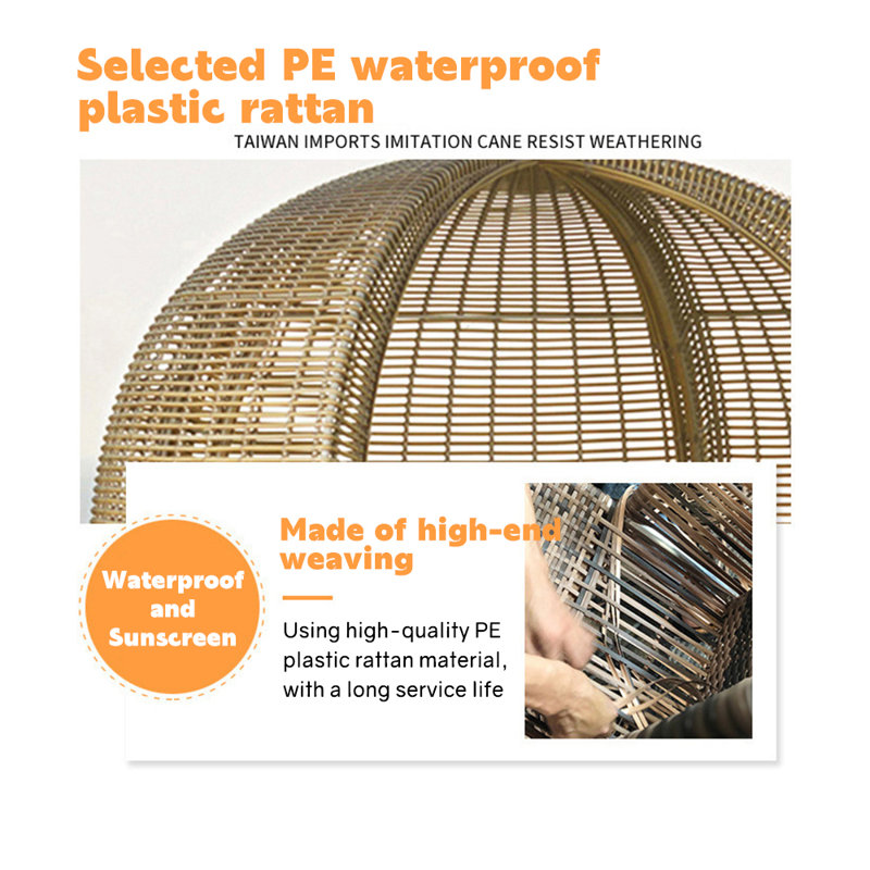 Zalap 133W PE Wicker Outdoor Patio Daybed | Wayfair