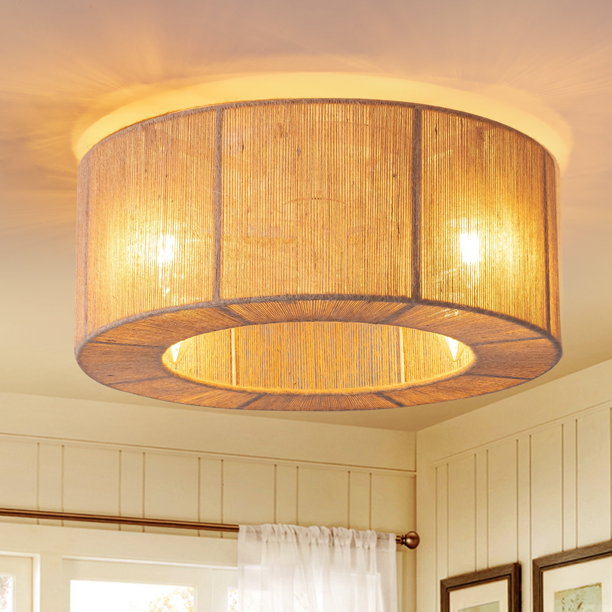 Breakwater Bay 17.7" Calvino 8 - Blade Nylon Caged Ceiling Fan with ...