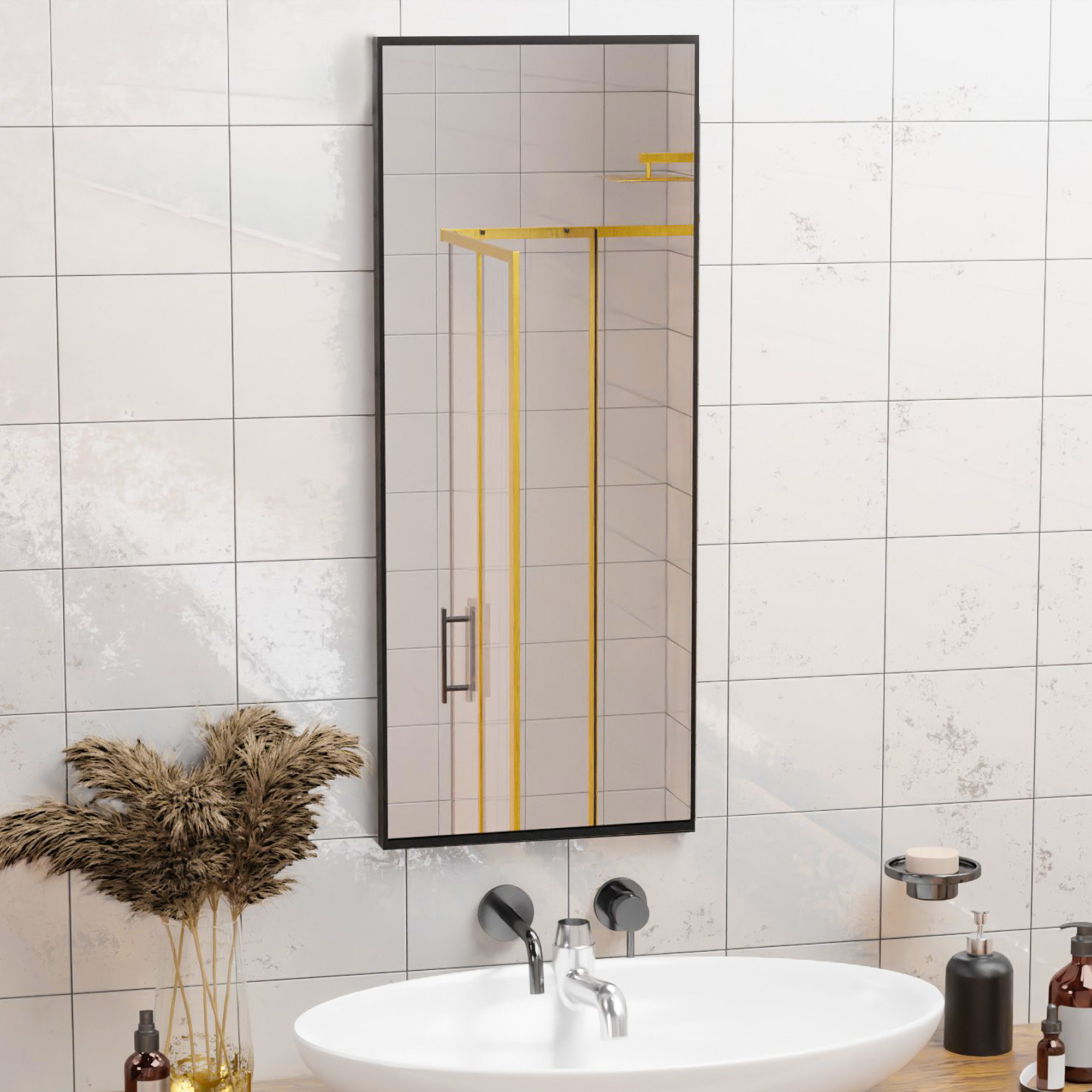 Latitude Run® Nano Film Full Length Mirror Shatterproof Oversized Full ...