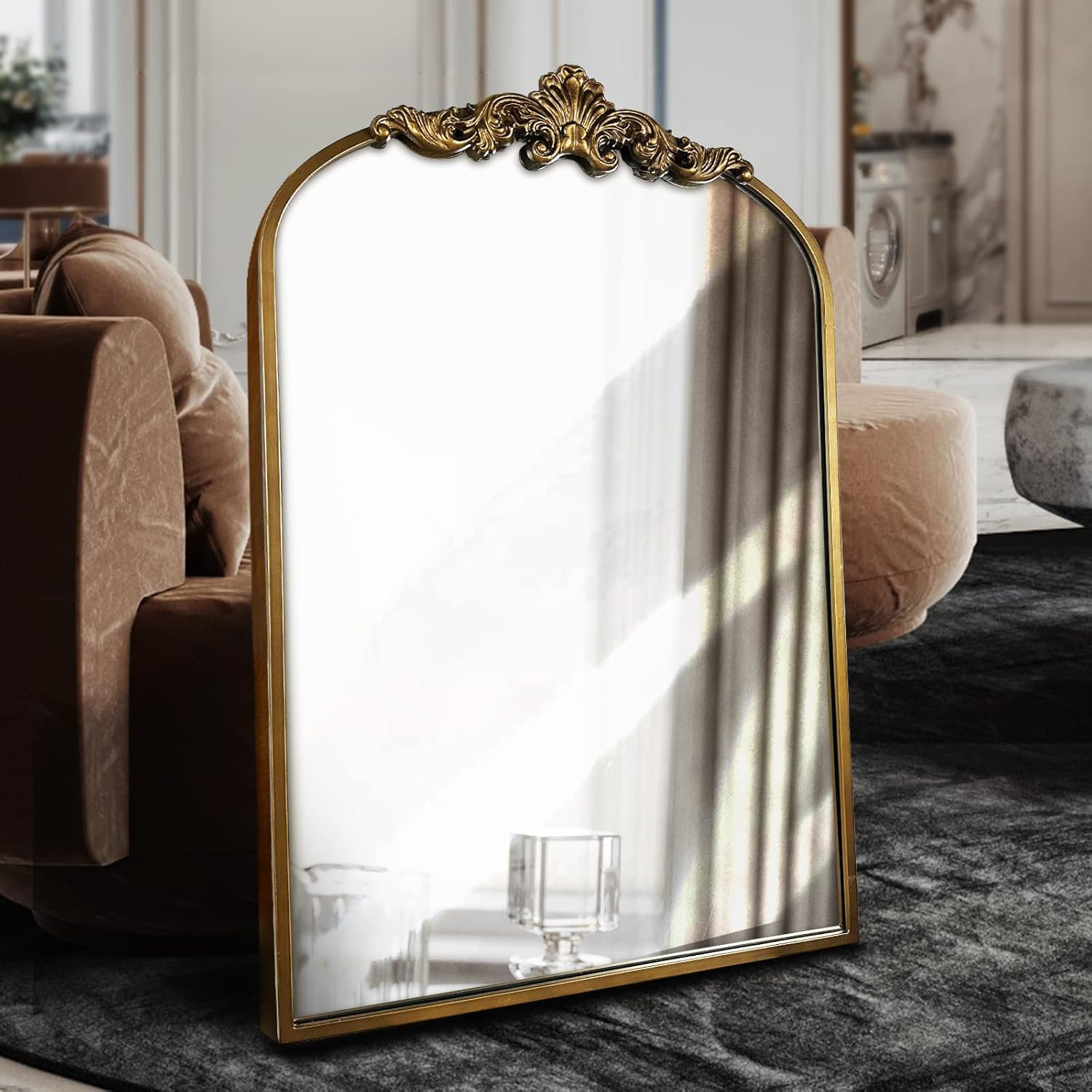 House of Hampton Vintage Ornate Baroque Mirror Wall Mounted - Wayfair ...