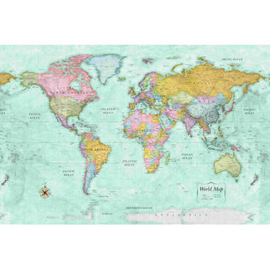 Pacon Creative Products Giant World Map | Wayfair