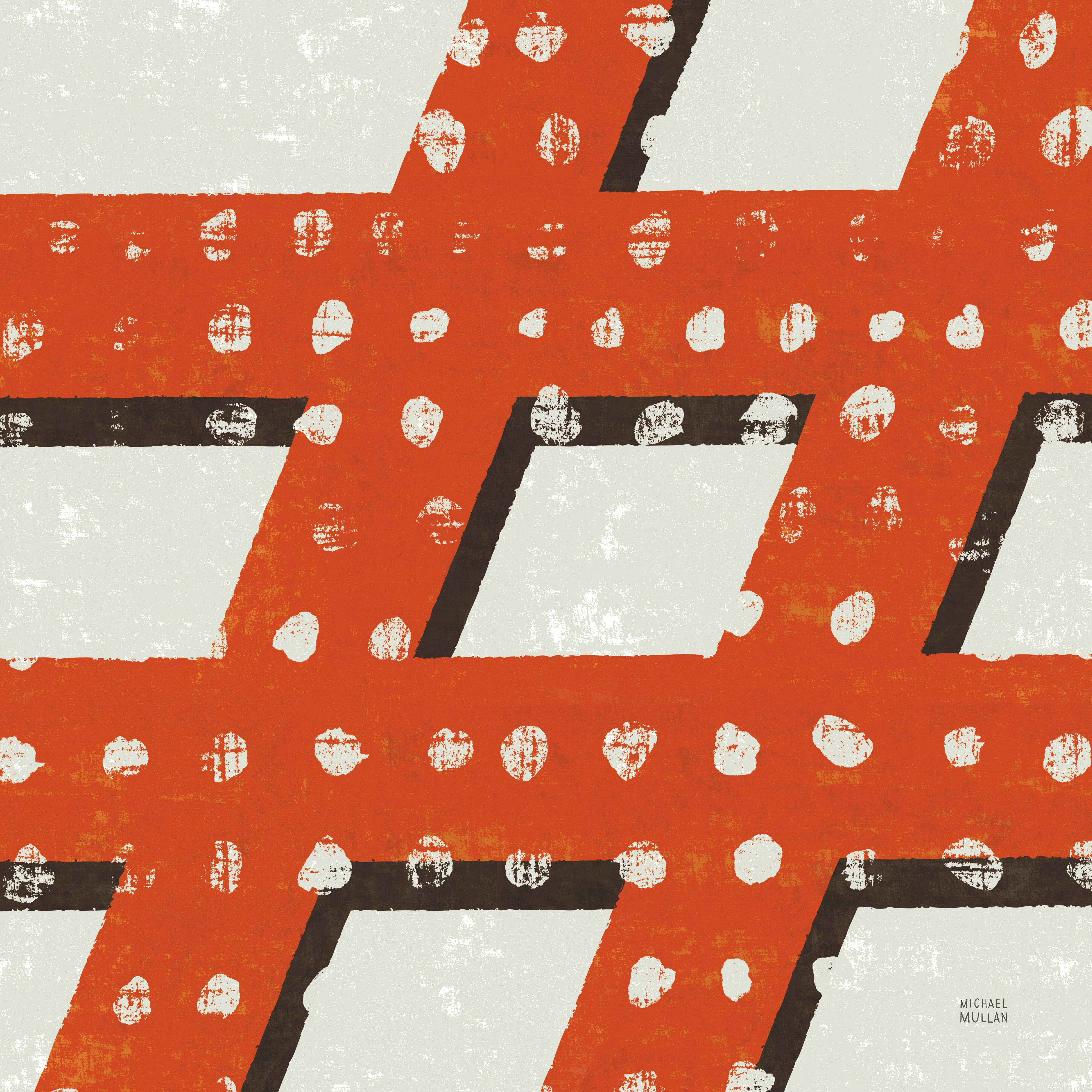 Ebern Designs Punctuated Square IV Retro by Michael Mullan - Wrapped ...