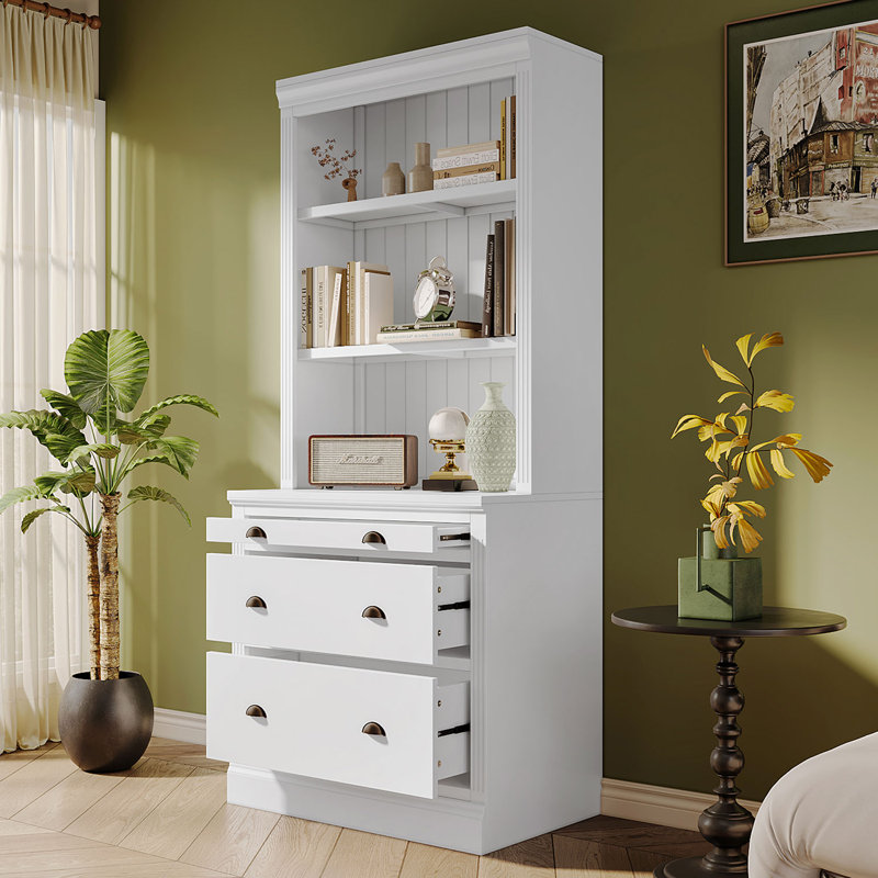 Red Barrel Studio® Kallick Storage Bookcase | Wayfair