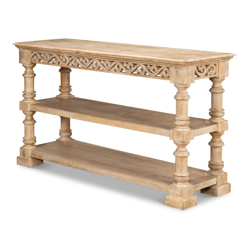 Sarreid Ltd Fowler 60'' Solid Wood Console Table | Wayfair