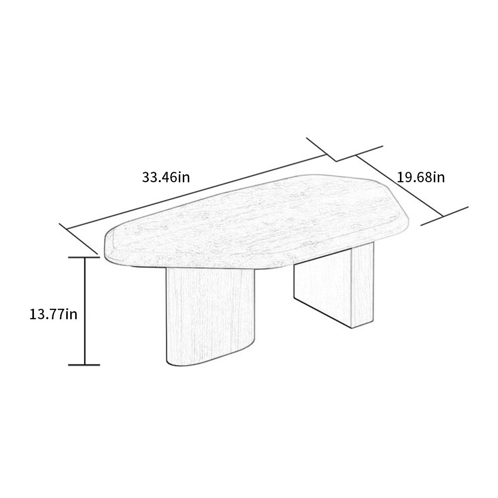 The Invincibles home Wabi-sabi natural cave stone coffee table | Wayfair